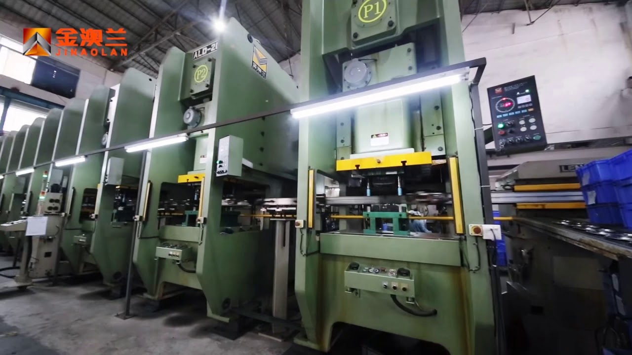 Semi-closed Metal Stamping Press Machines / 80Ton - 260Ton - YouTube