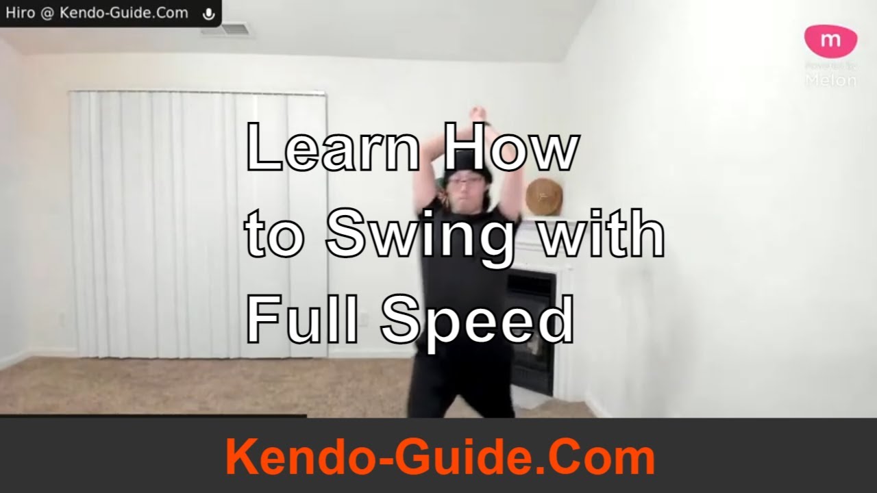 Kendo Guide Live for Complete Beginners: Explaining Swinging Motions in ...