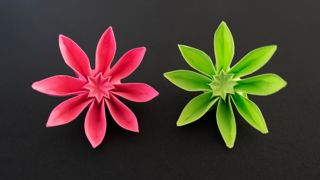 Origami / Origami Flower 🌺 - YouTube