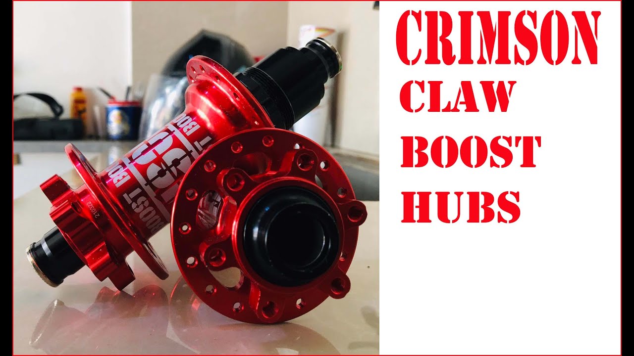 crimson boost hubs wheel build - YouTube