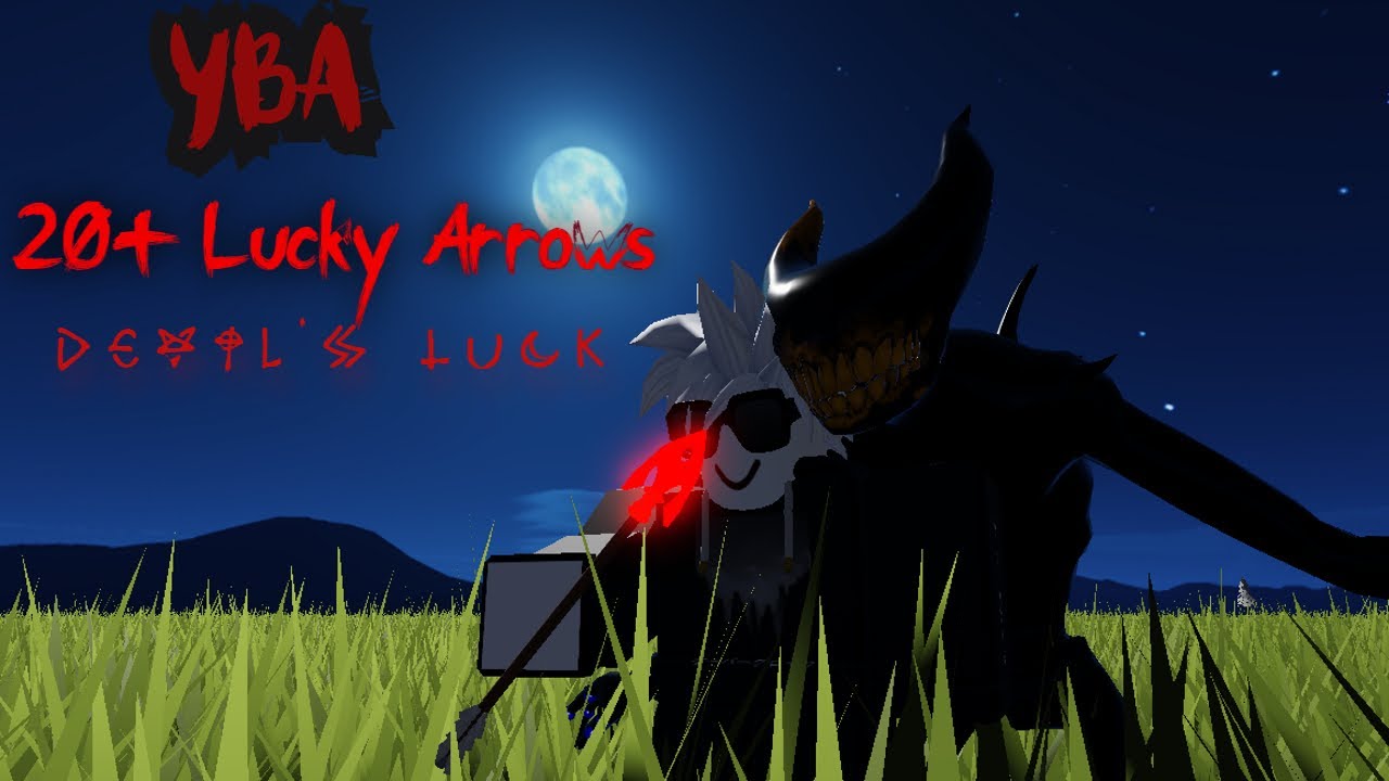 [YBA] Using 20 Lucky Arrows! DEVIL'S LUCK - YouTube