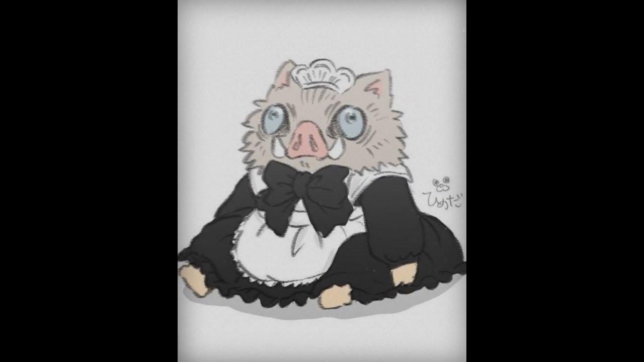 Inosuke In A Maid Outfit 😳😳 Youtube