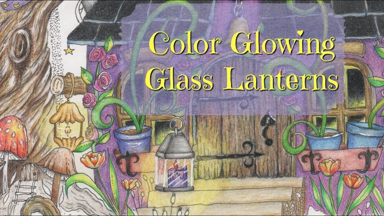 How to Color Glass Lanterns and Make Them GLOW - YouTube