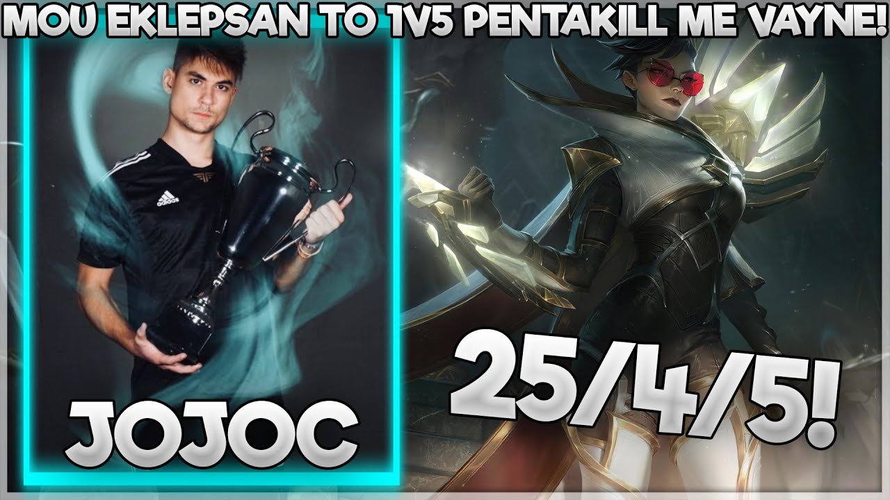 ΜΟΥ ΕΚΛΕΨΑΝ ΤΟ 1V5 PENTAKILL ΜΟΥ ΜΕ VAYNE! - DOM1NANT FT JOJOC ...