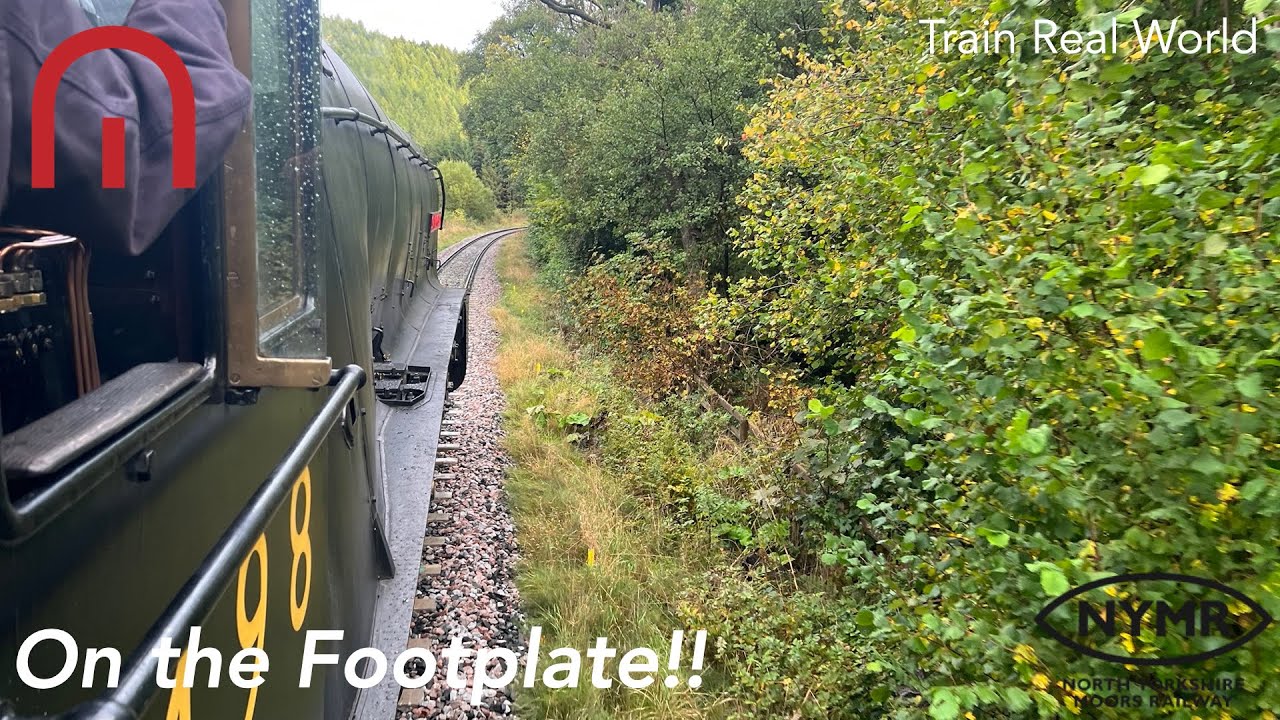 Train Real World - On the Footplate!! - Sir Nigel Gresley A4 Pacific ...