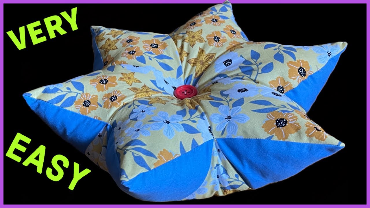 DIY Cushion Making At Home/How To Make Beautiful Cushion Cover Easy ...