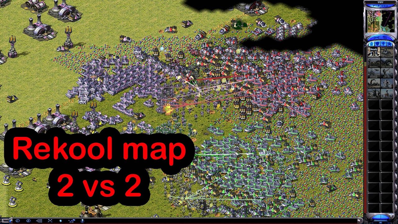 Rekool map 2 vs 2 -Red Alert 2 Yuri's Revenge Online game 2 vs 2 - Epic ...