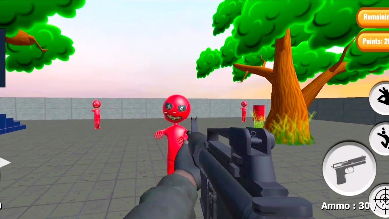 Blue & Red Alien - Fps Shooting Games 3D _ Android GamePlay. - YouTube