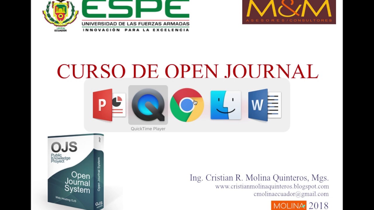 TUTORIAL REGISTRO OPEN JOURNAL SYSTEM (OJS) - YouTube
