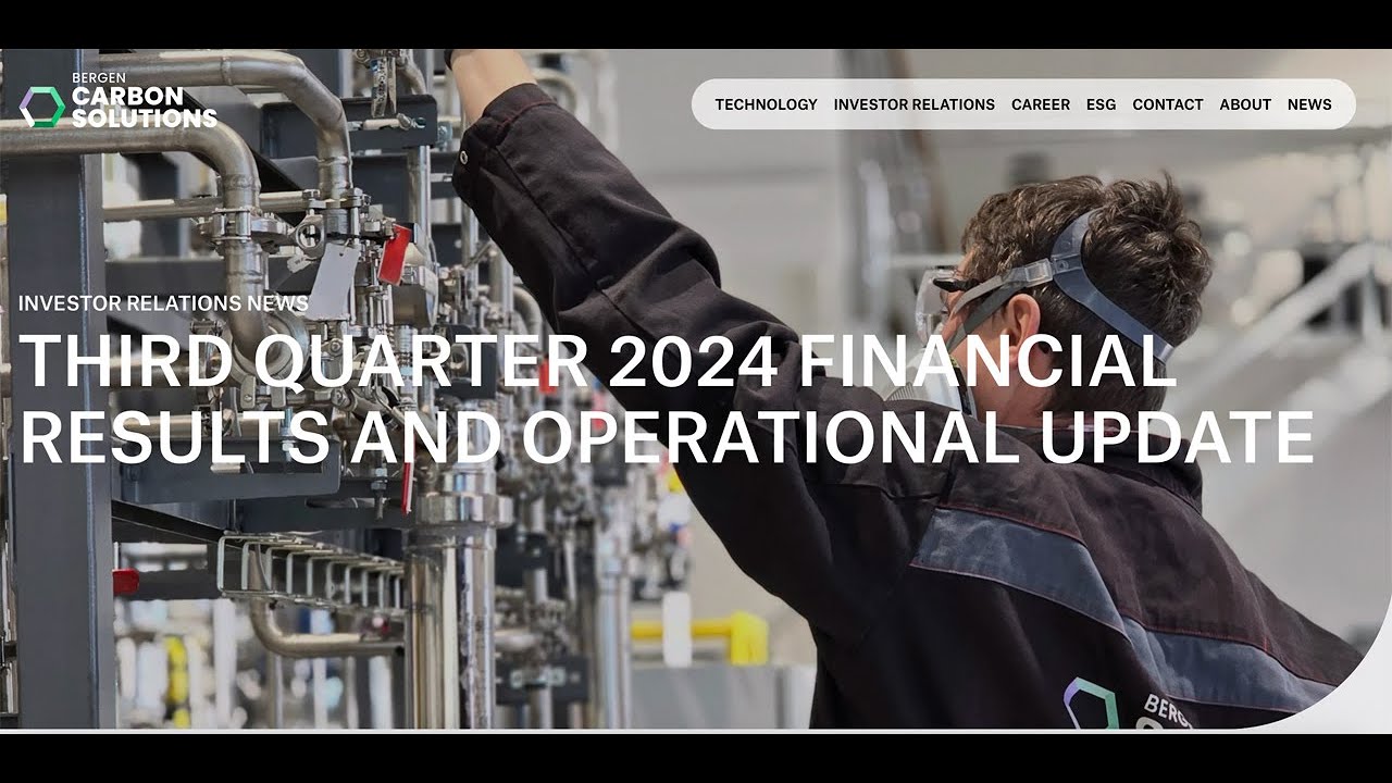 THIRD QUARTER 2024 FINANCIAL RESULTS AND OPERATIONAL UPDATE - YouTube