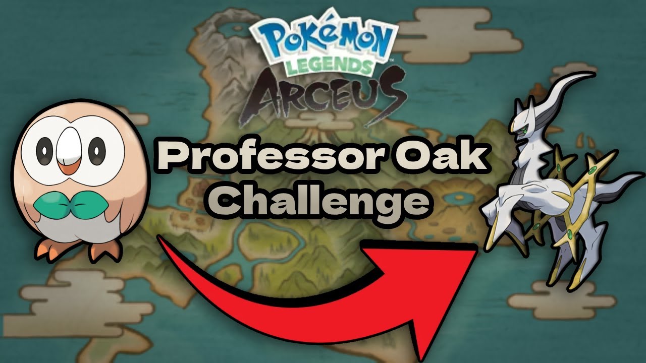 Pokemon Legends Arceus Professor Oak Challenge #4 - YouTube