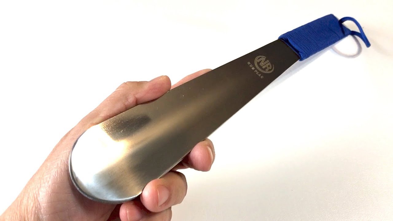 Numplar Long Metal Shoe Boot Horn - YouTube