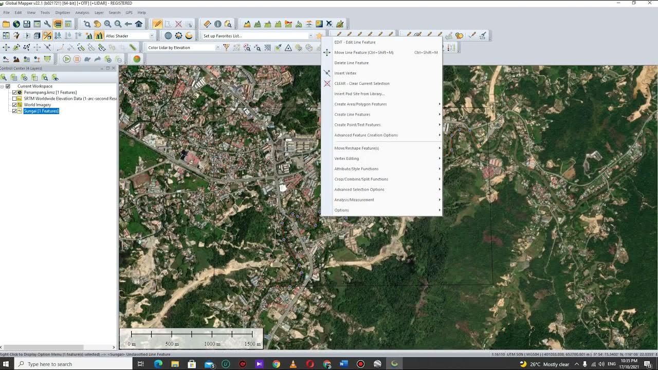 Tutorial Flood Map Global mapper - YouTube