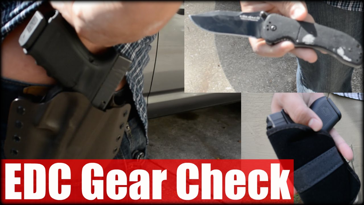 EDC Gear Check: Glock 23, G42, Ti3 & More - YouTube