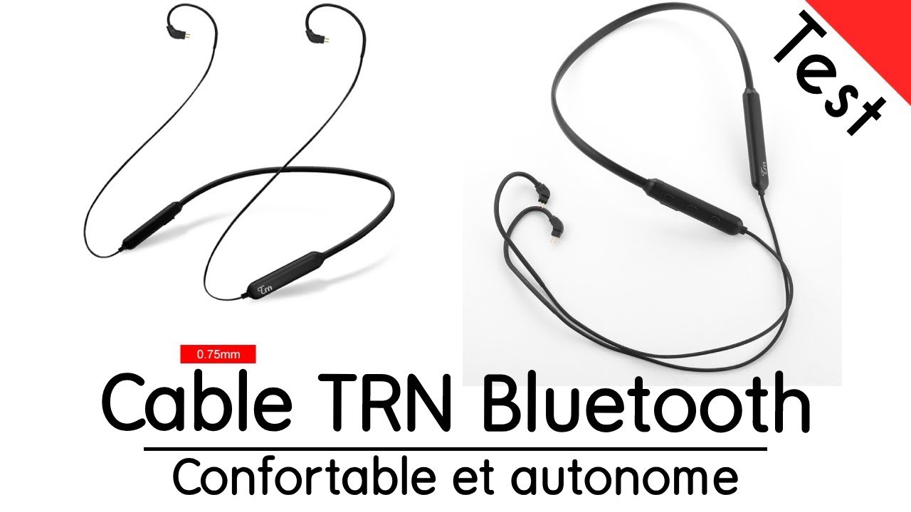 Test : Cable bluetooth TRN - BT4.2, APTX pour 20€ - YouTube