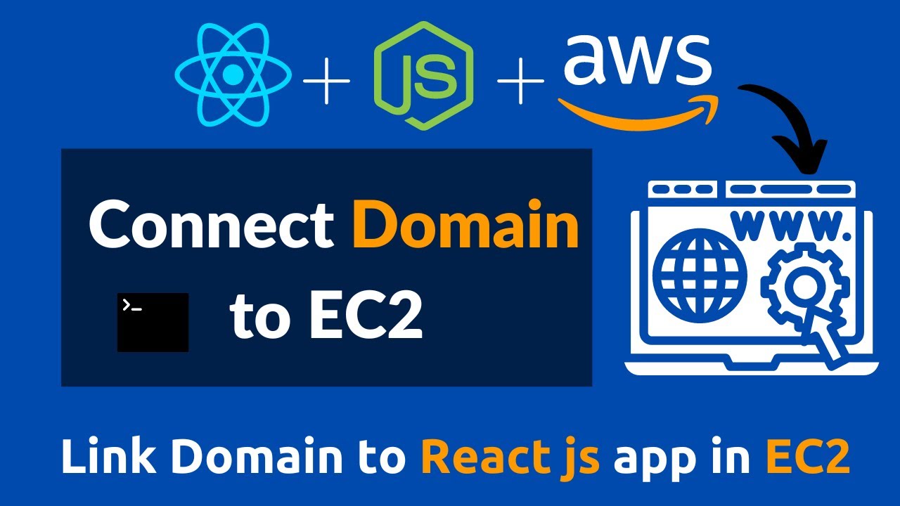 How To Connect Domain To React App In Ec2 Link Domain Name To Ec2 Youtube