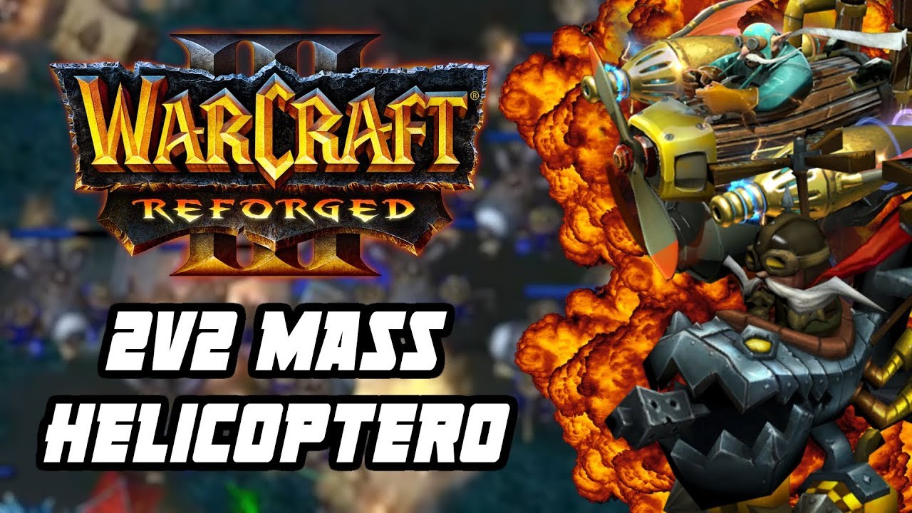WARCRAFT 3 REFORGED: Mass Flying Machine comendo solto no 2v2! WC3 ...