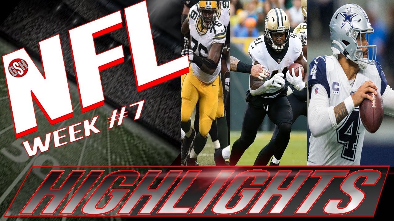 NFL Week 7 - Highlights | 2019 NFL Season - YouTube