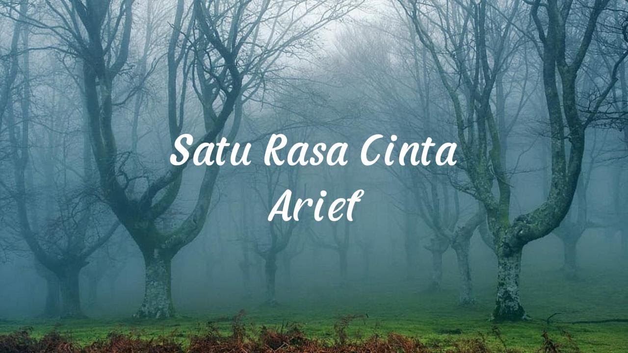 Satu Rasa Cinta - Arief cover Latoya de Larasa (Lirik Lagu) - YouTube