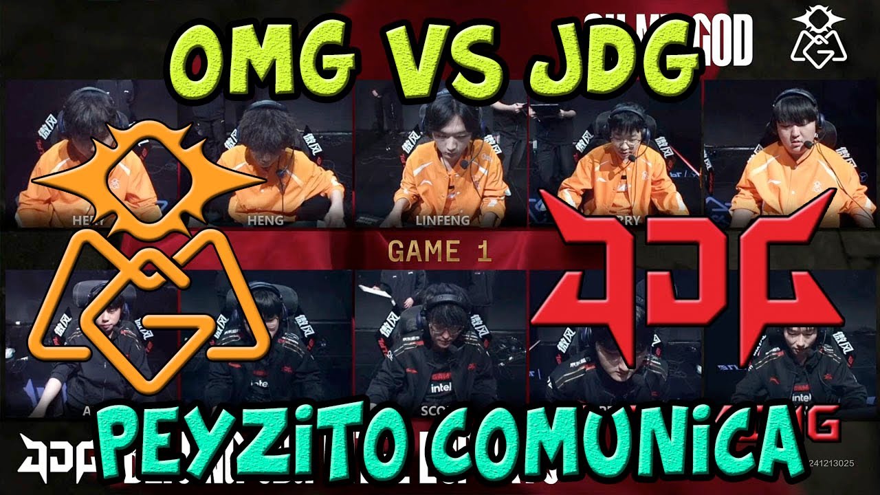 ¿Moham vuelve a la alfarería? / El show de Xun / OMG Vs JDG / LPL BO5 FEARLESS DRAFT - YouTube