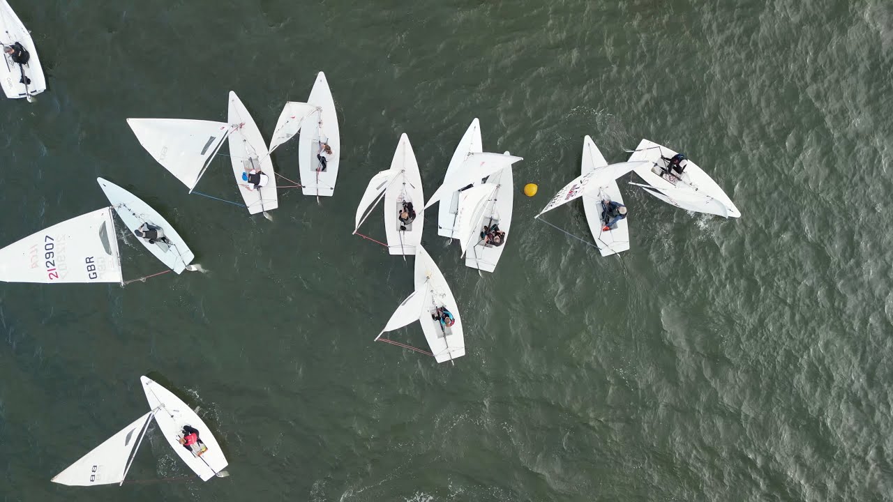 Laser/ILCA and Aero racing at Poole Yacht Club - YouTube