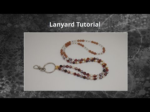 Beaded Lanyard - Tutorial - YouTube