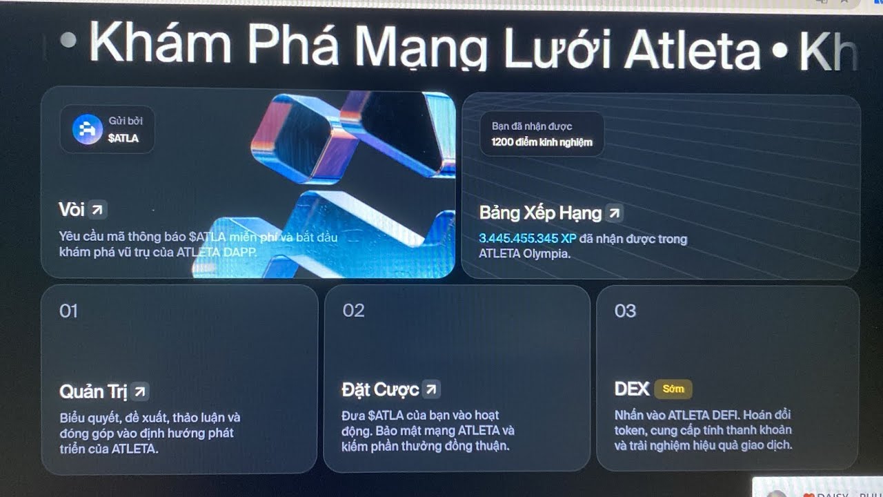 KHÁM PHÁ MẠNG THỬ NGHIỆM ATLETA NETWORK - YouTube