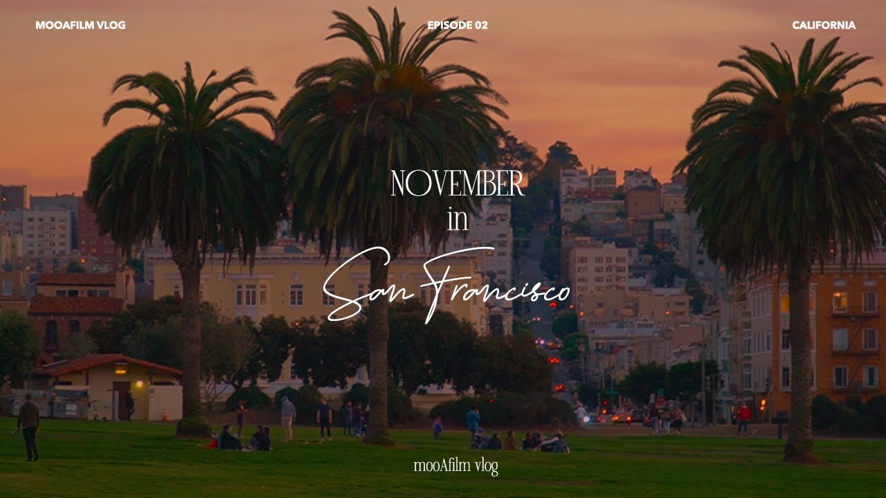 Vlog 가을의 샌프란시스코 여행 브이로그 샌프란 로컬 카페 로컬맛집 샌프란 노을 맛집 추천 토마토 팍시 만들기 블랙프라이데이 언박싱 Eng Sub