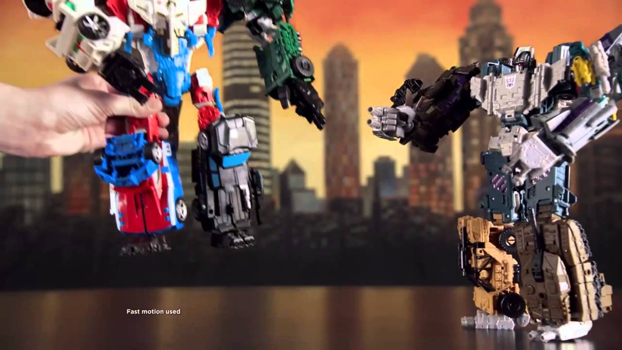 Transformers Combiner Wars Toys – Official T V Ad – Hasbro - YouTube