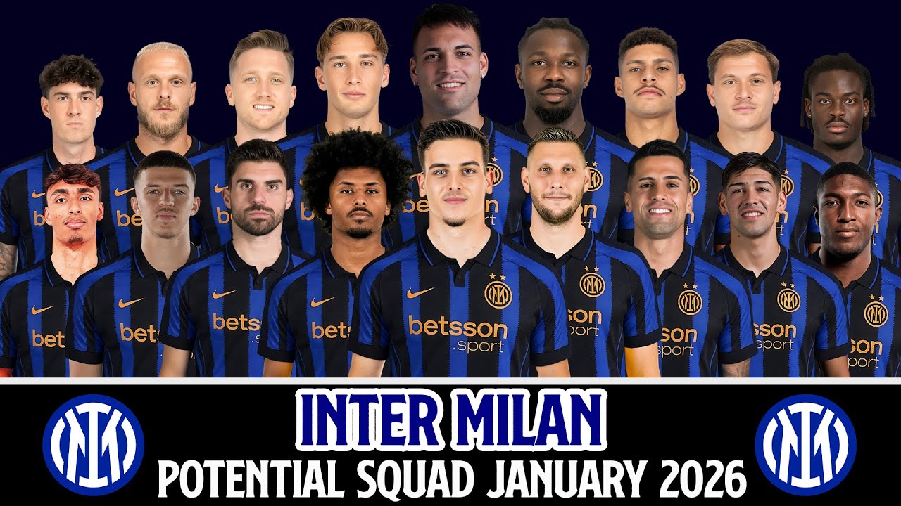 Inter Milan Potential Squad January 2026 | Transfer Rumours & New ...