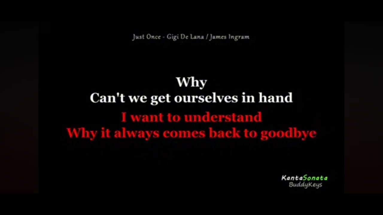 just once revive song by GiGi de Lana - YouTube