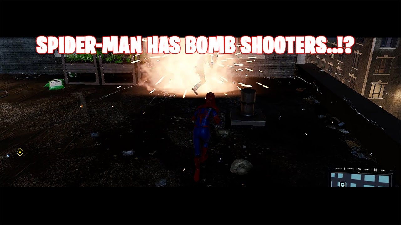 Spider-man has bomb shooters..!? - YouTube