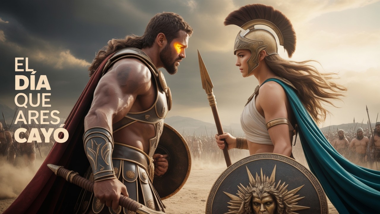 ARES vs ATENEA: cuando Zeus fue desafiado en TROYA - YouTube