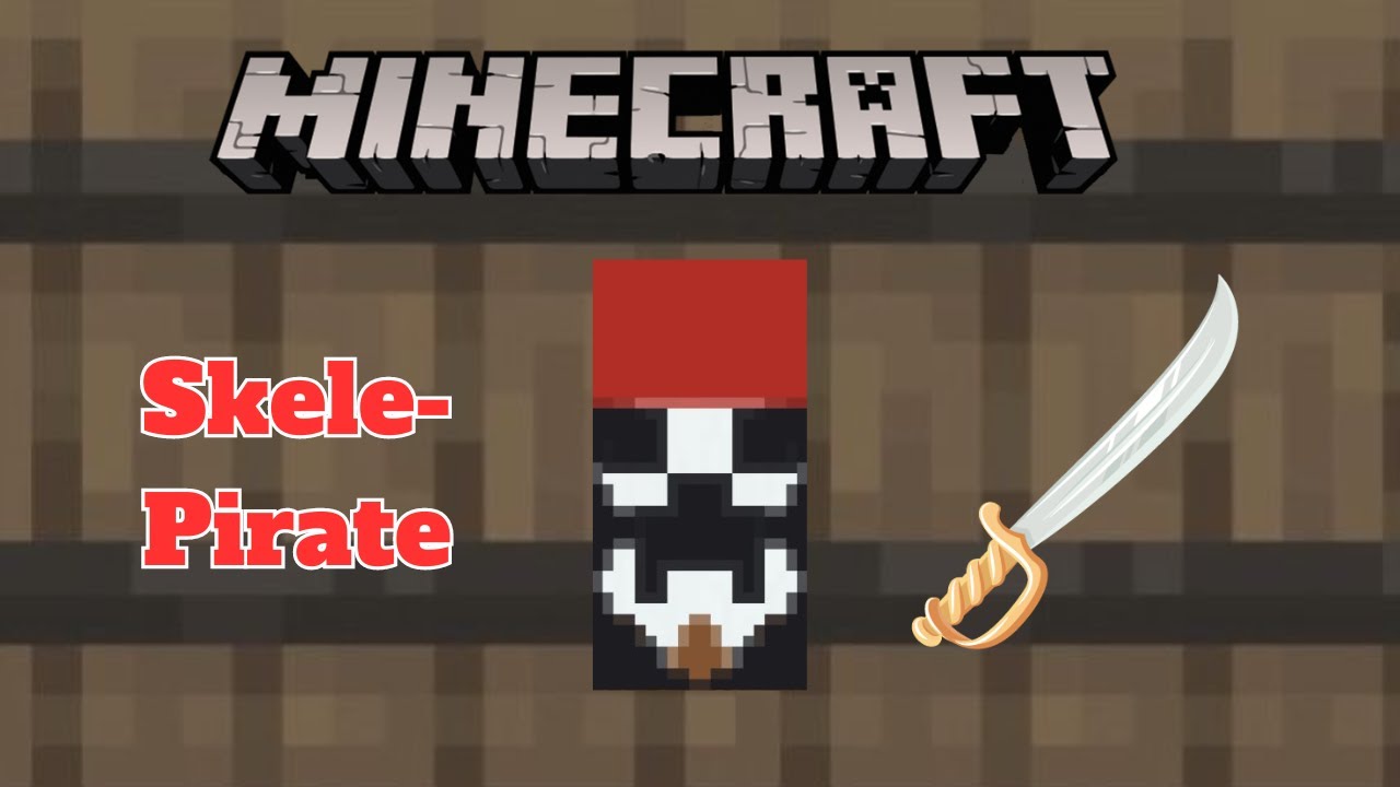 Minecraft Skele-Pirate Banner Design - It's Banner Time! - YouTube