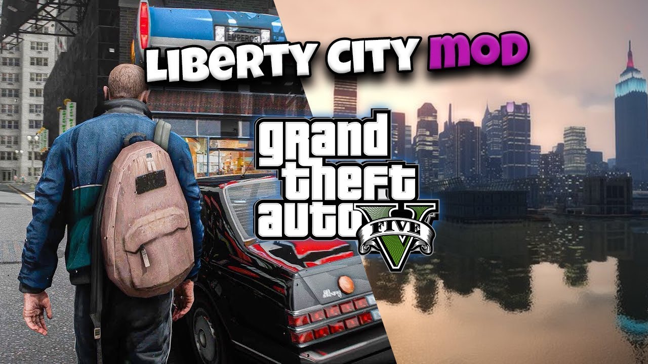 How to install Liberty City Map mod in GTA 5 with Traffic - YouTube