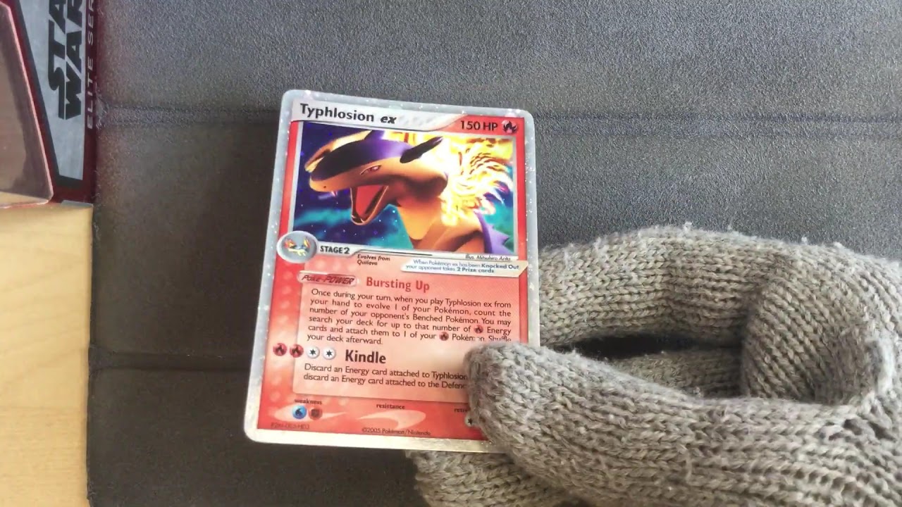 Typhlosion ex 110/115 - Pokemon Unseen Forces - YouTube