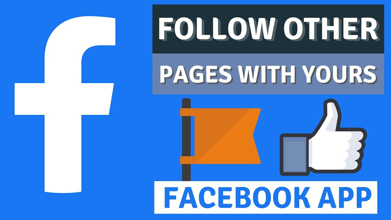 How to follow other facebook pages with your facebook page - YouTube