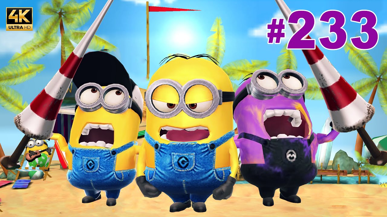 Despicable Me Minion Rush Minion Beach - LEVEL 828-830 | Ep 233 PC UHD ...