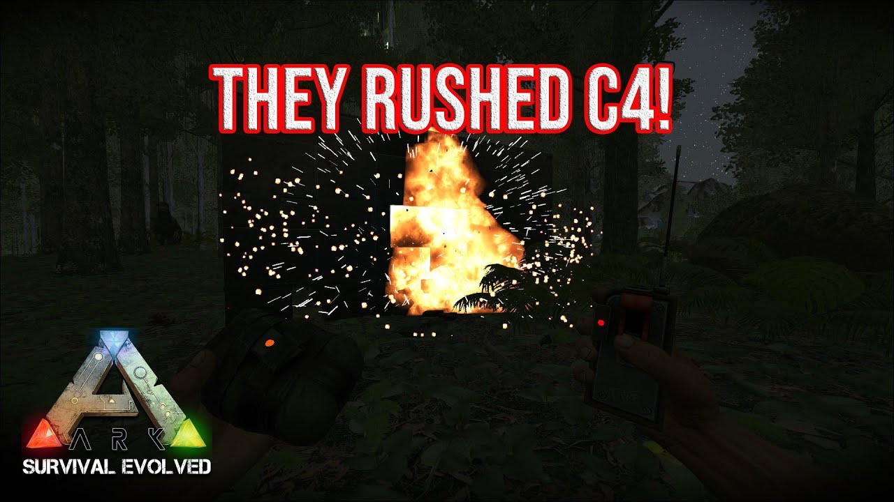 They Rushed C4! | Official Small Tribes | ARK: Survival Evolved Ep 2 ...