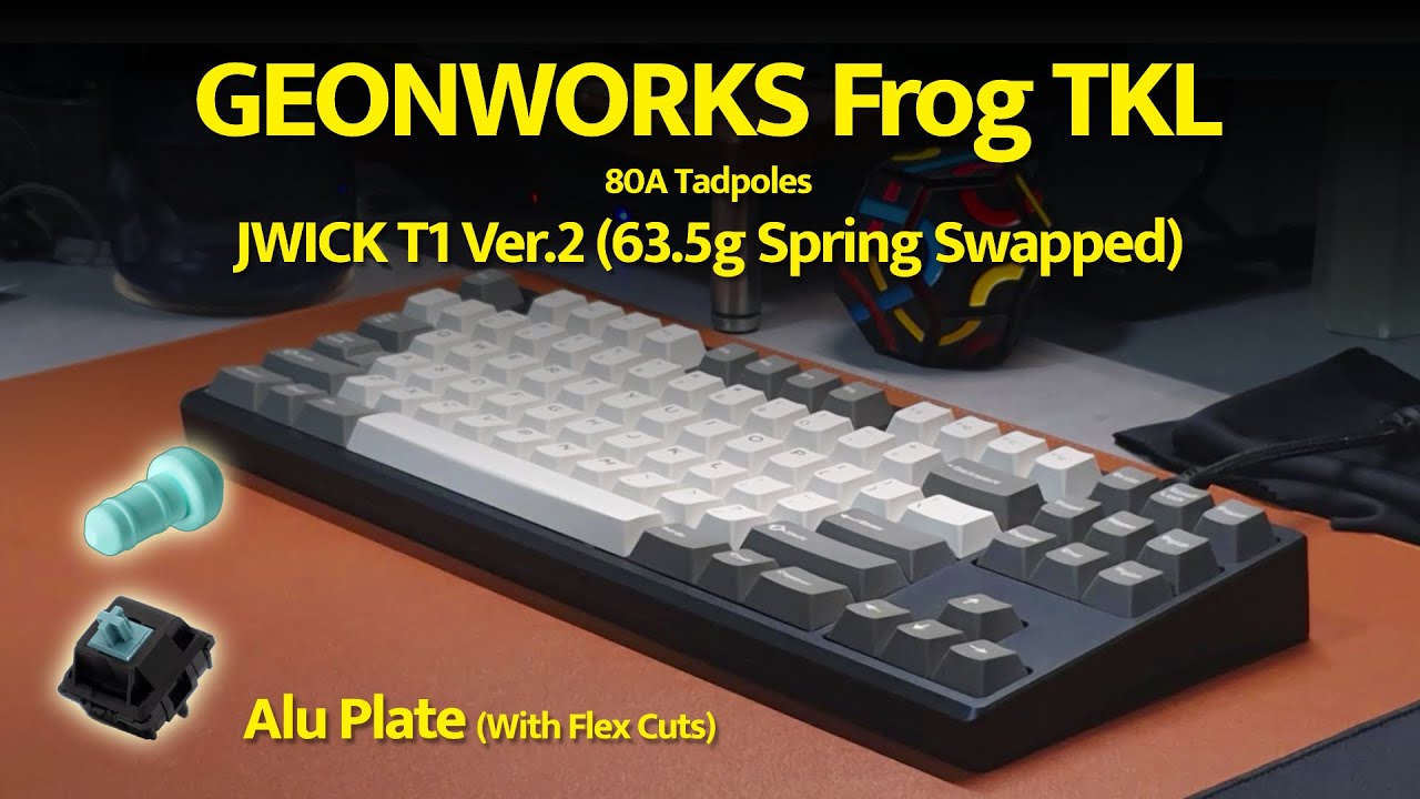 $0.25 Switch in a $400 Board: FROG TKL with JWICK T1 (Spring Swapped ...