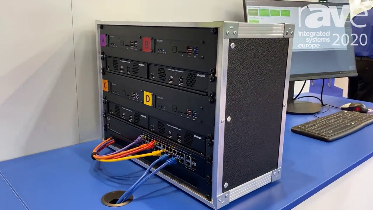 ISE 2020: Matrox Exhibits the Extio 3 IP-Controlled KVM Extender - YouTube