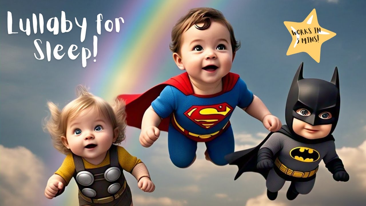 🦸♂️ "Superhero Sleep Squad: 10K Parents Obsessed! (4-Min Baby Sleep ...