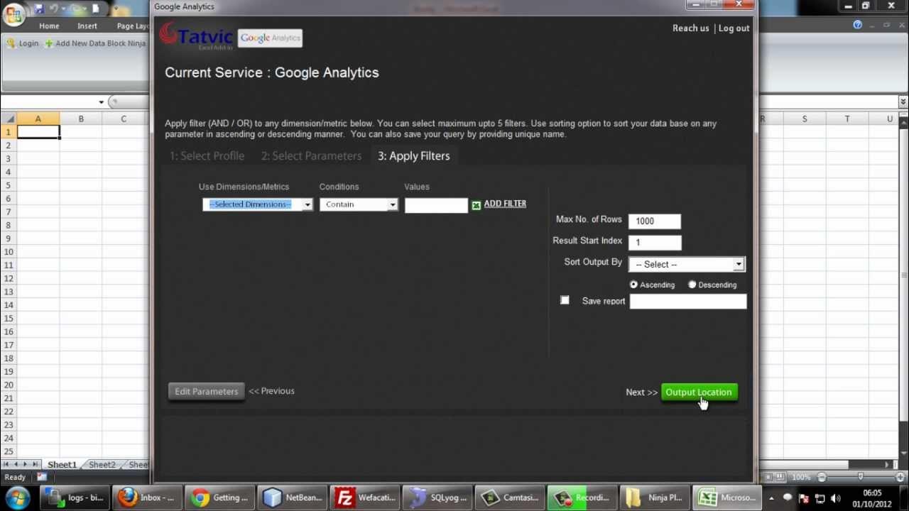 How to use Tatvic Excel Add-in - Basics and Features - YouTube
