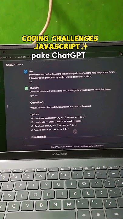 Asah Coding Pake Chatgpt🔥 Chatgpt Belajarcoding Teknikinformatika Codinginterview