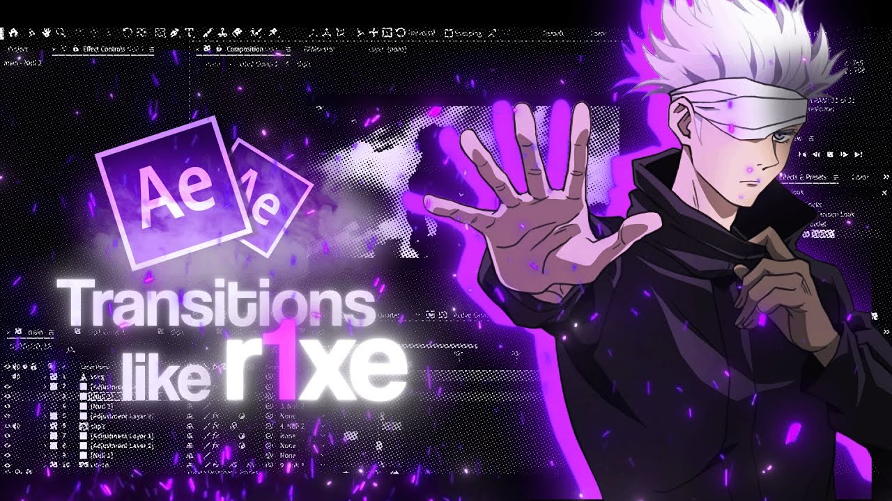 Transitions like @r1xevfx Tutorial // After Effects AMV Tutorial ...