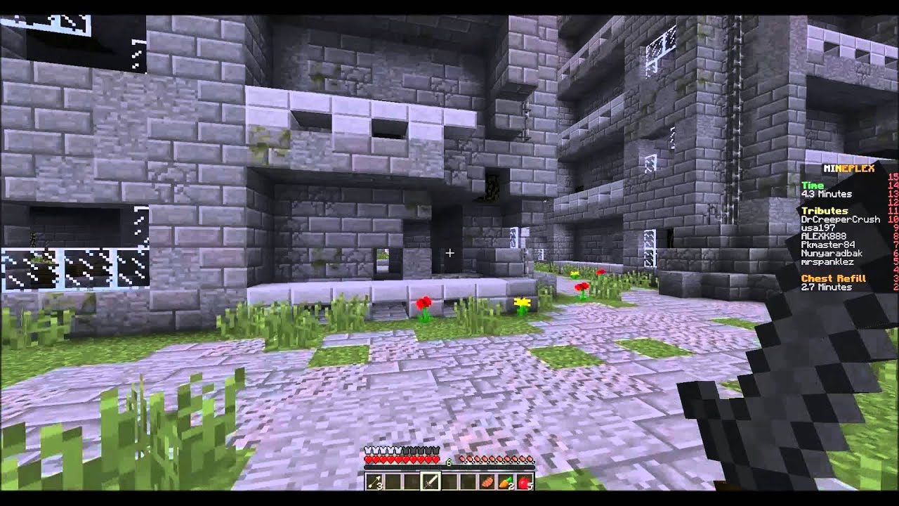 Hunger Games At Mineplex Progress! - YouTube