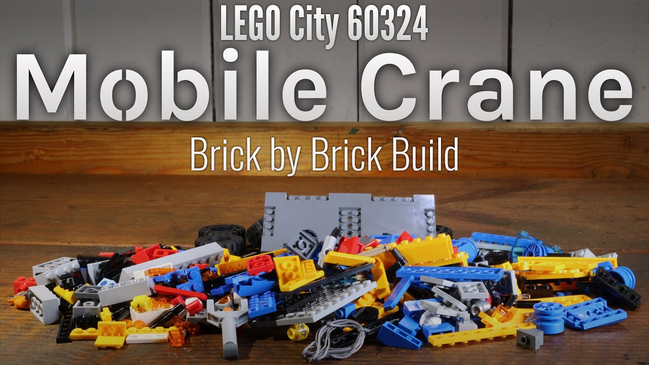 LEGO City Mobile Crane 60324 Brick by Brick speed build - YouTube