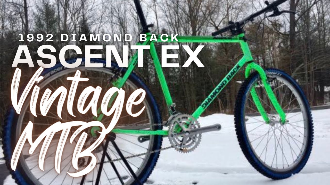 Vintage Mountain Bike: 1992 Diamondback Ascent EX Restoration - YouTube