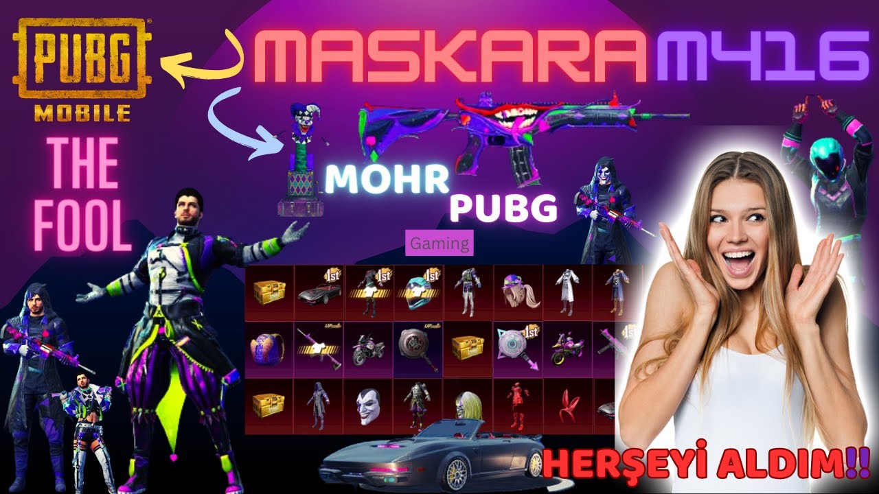 Maskara - The Fool m416 - 6.Th Anniversary: Pubg Mobile yıl dönümü # ...
