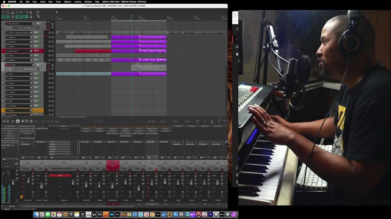 LIVE beat making Cook up in Reaper MPC Beats - YouTube